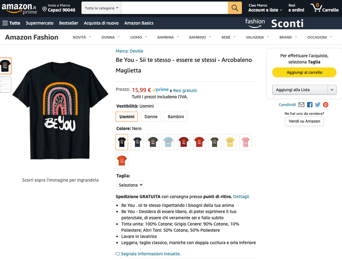 Merch by Amazon cos'è e come funziona